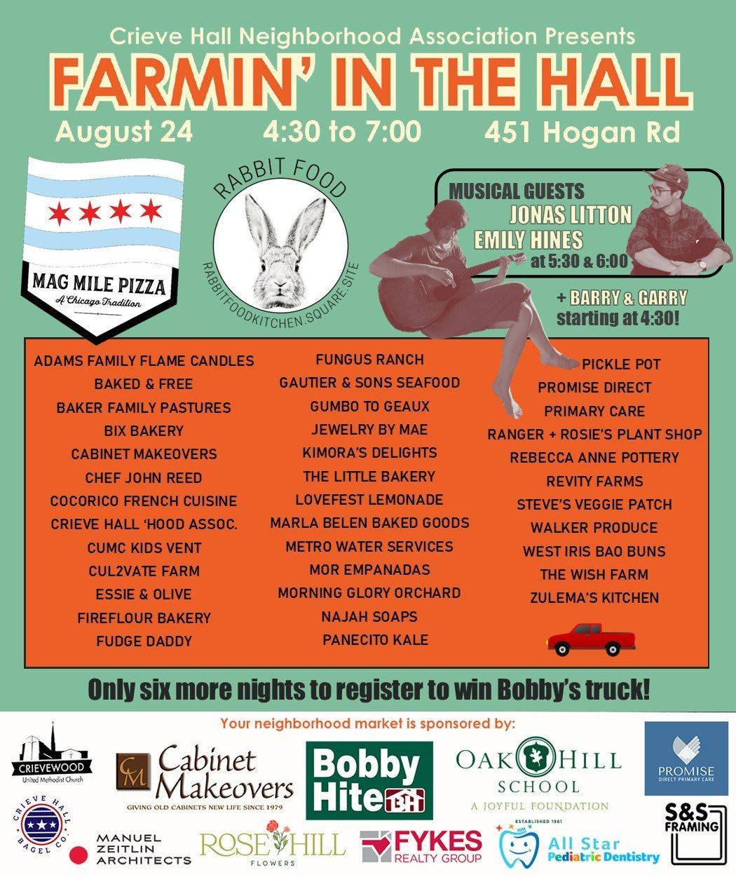 Farmin' in the Hall — Crieve Hall