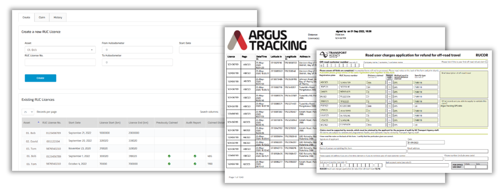 Argus Tracking - RUC Collect
