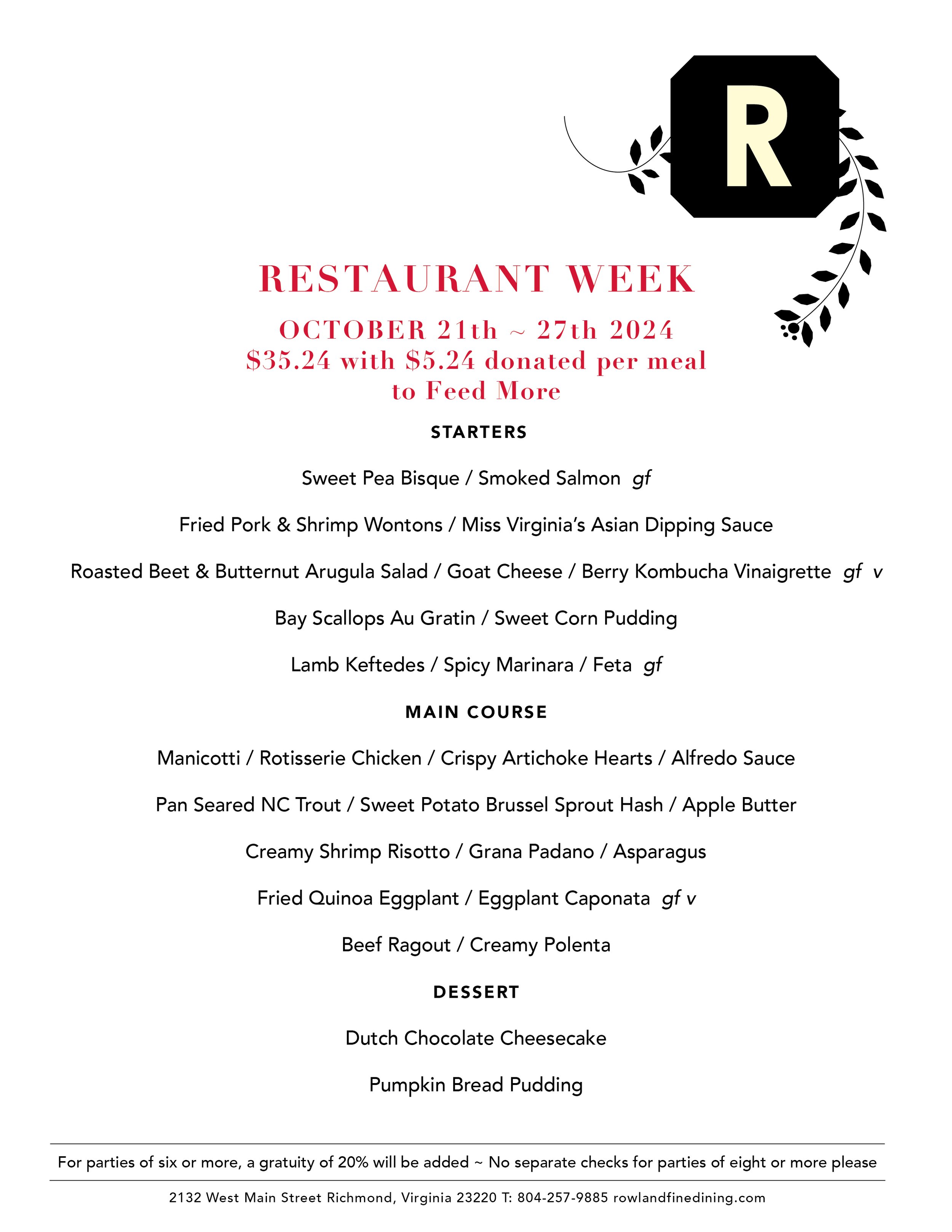 Restaurant — Rowland
