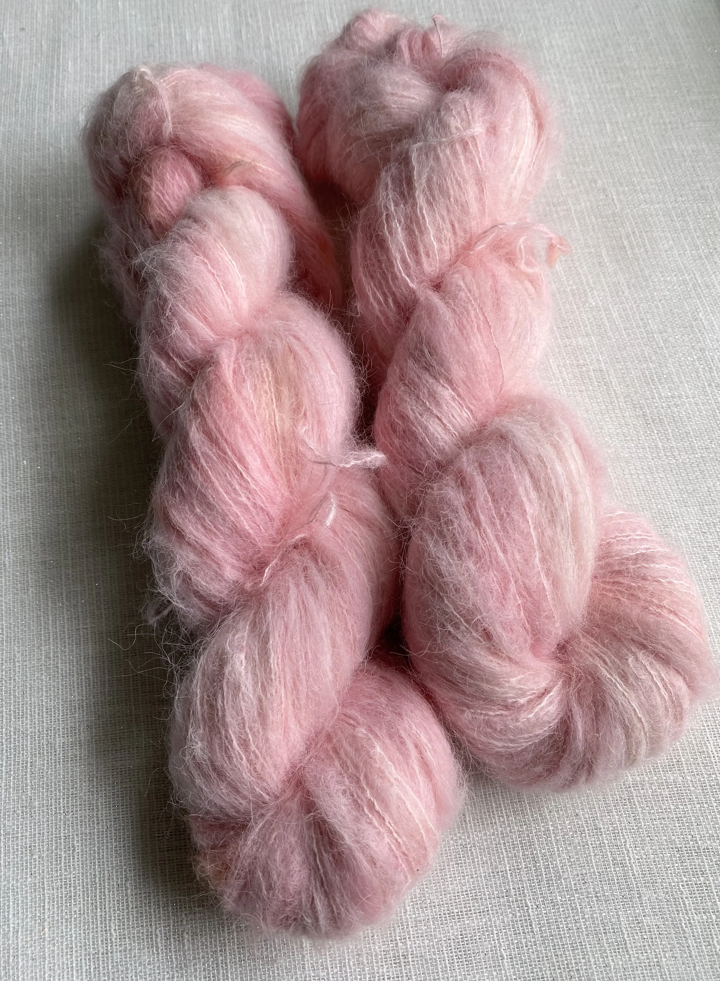 Scream Inside Your Heart on Meringue Fluff Suri Silk Lace — Kim Dyes Yarn