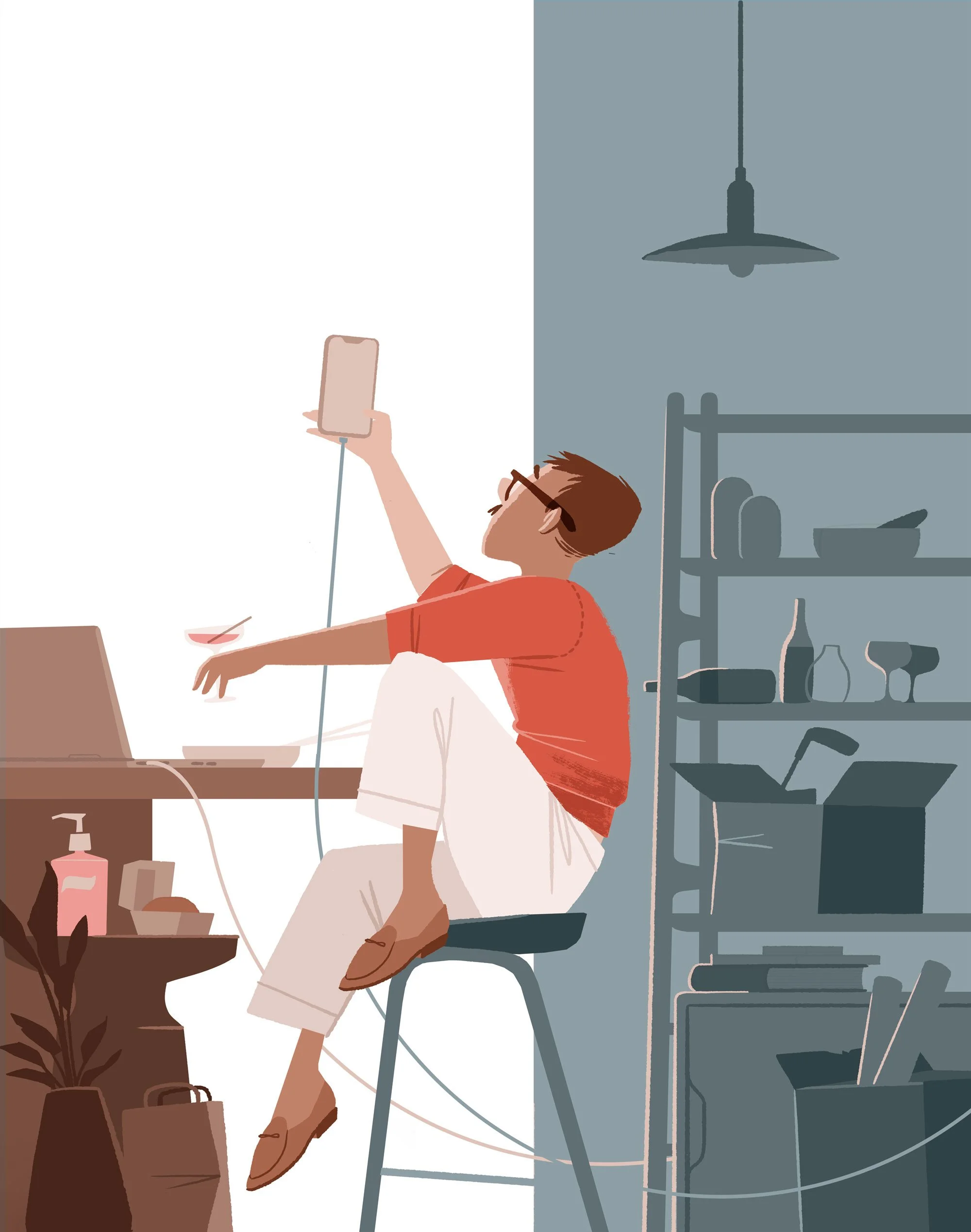 Monsieur Magazine — Adam Nickel Illustration