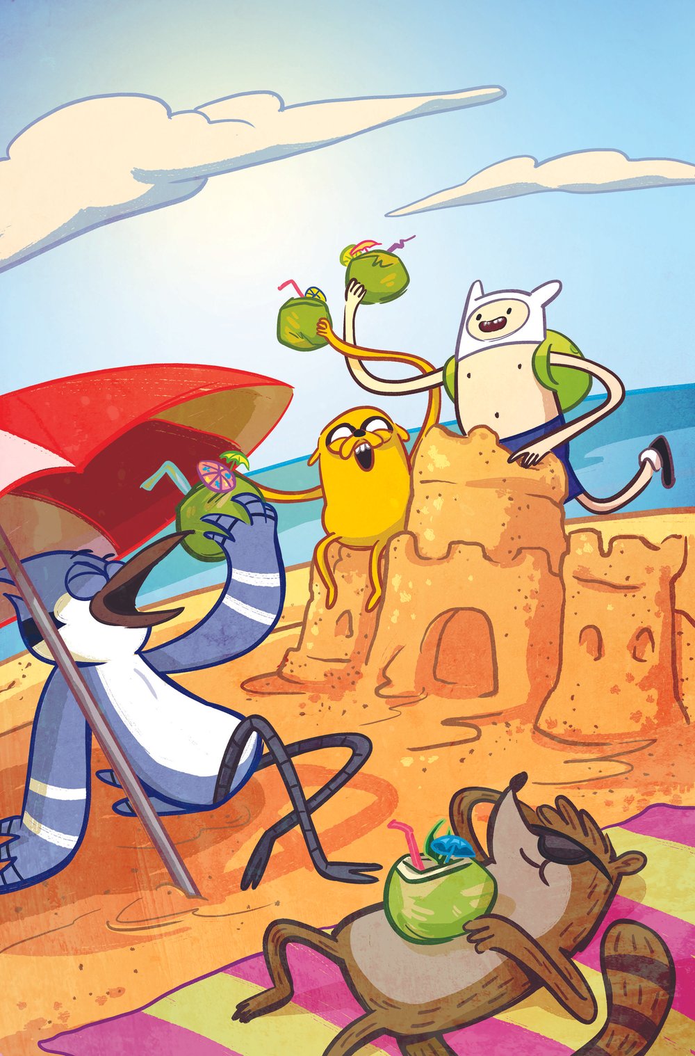 Regular Show And Adventure Time And Gumball Wallpaper