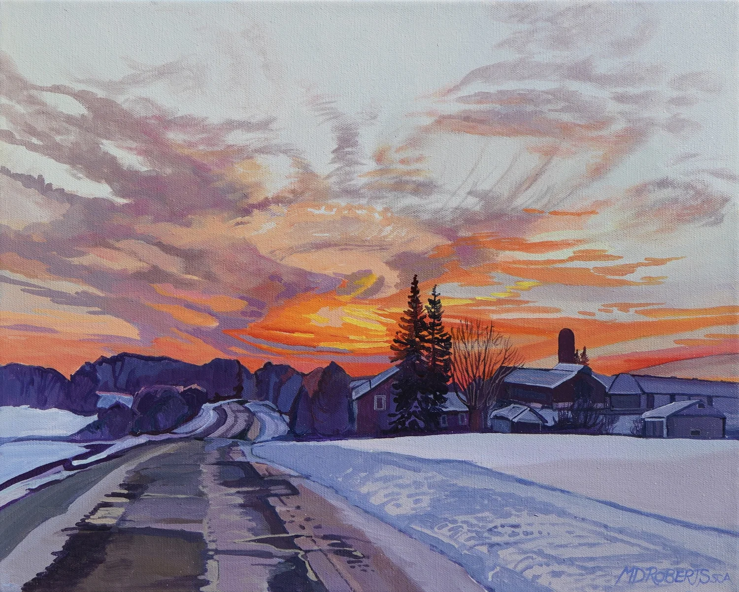 New Paintings — Mary-Dawn Roberts - Garden House Gallery