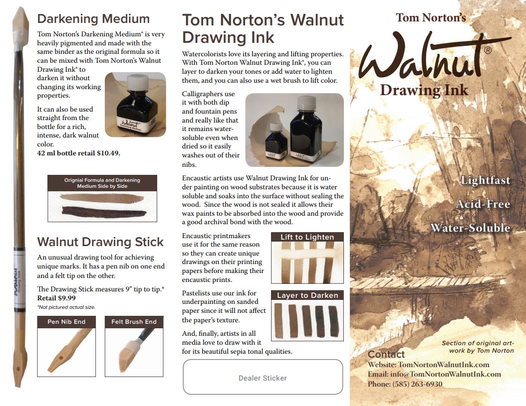 About — Walnut Drawing Ink