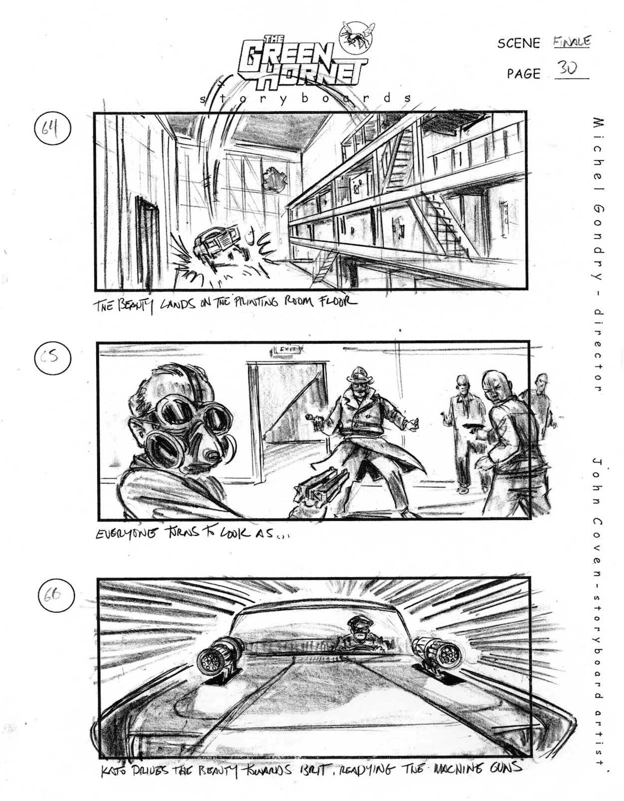 Kato Green Hornet Drawing