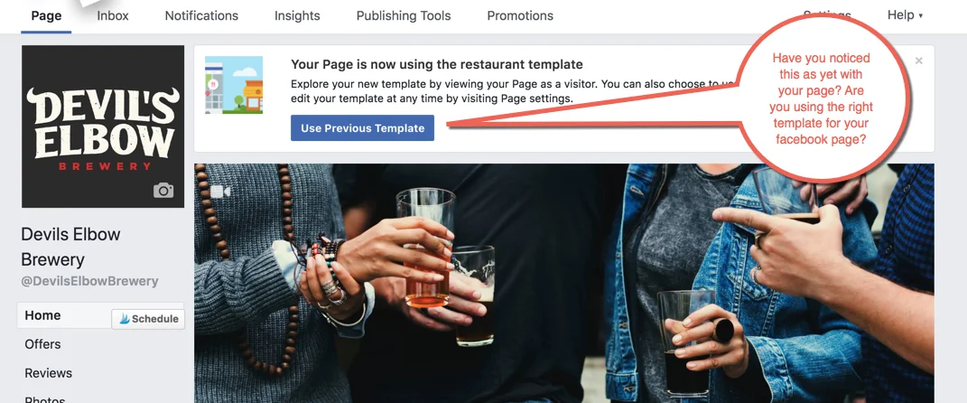 What are Facebook Page Templates and how do I use them? - Digital ...