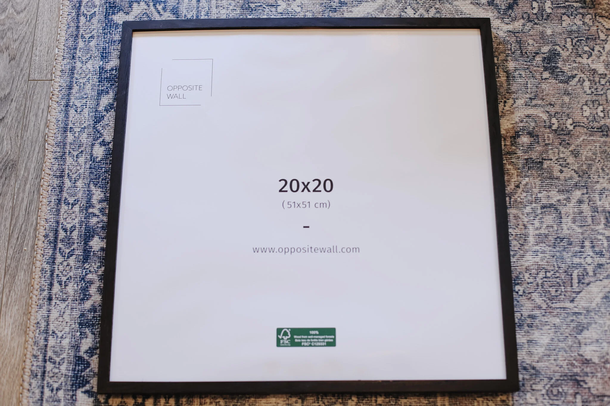 FREE GALLERY WALL TEMPLATE: OVERSIZED MAT SQUARE FRAMES — KENDRA FOUND IT