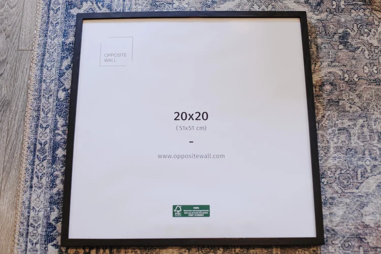 FREE GALLERY WALL TEMPLATE: OVERSIZED MAT SQUARE FRAMES — KENDRA FOUND IT