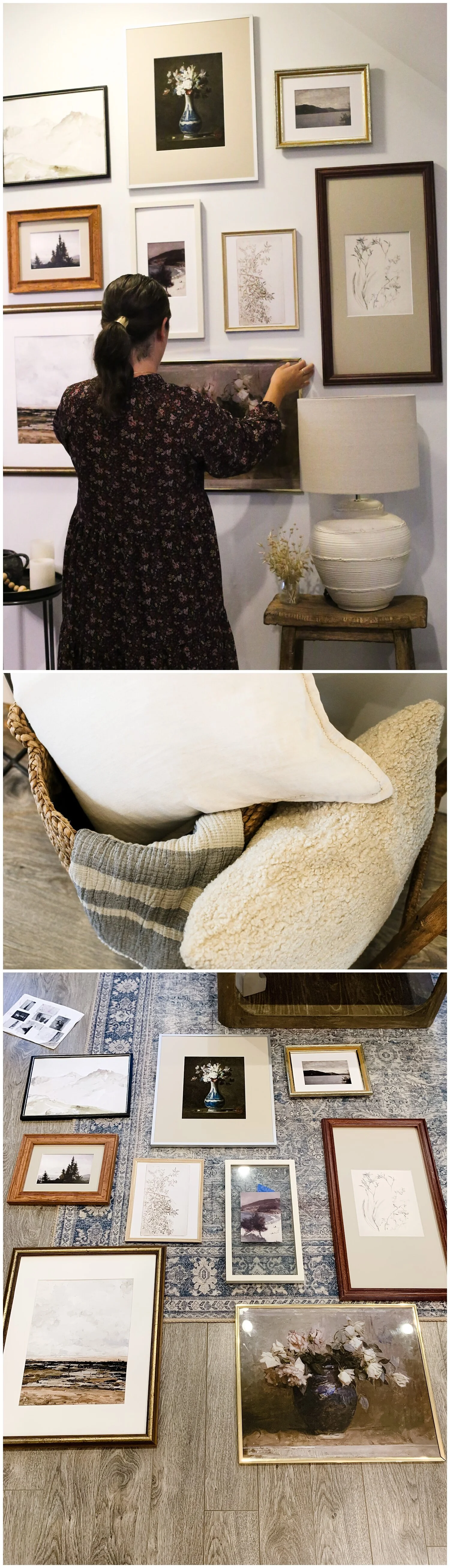 DIY GALLERY WALL TEMPLATE: ECLECTIC VINTAGE GALLERY WALL — KENDRA FOUND IT