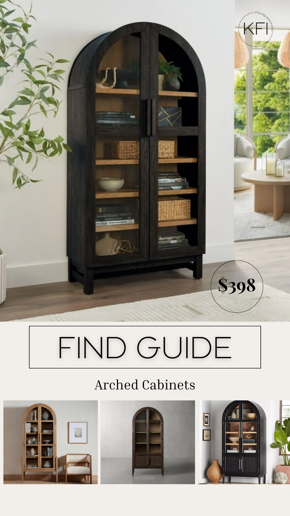 Arched Cabinets to Add a Touch of Elegance to Your Home