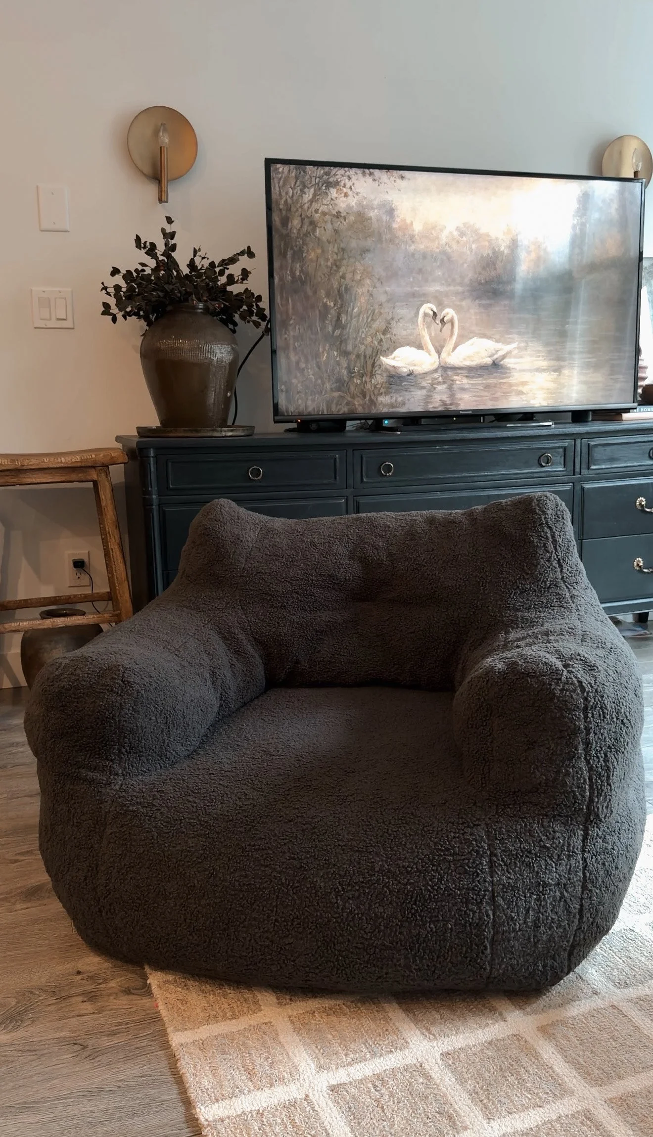 Teddy Fabric Bean Bag Chair: The Cozy Reading Nook Seat Kids Love ...