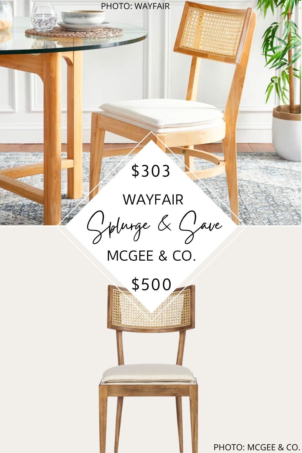 MCGEE AND CO. ODELLE DINING CHAIR DUPE — KENDRA FOUND IT