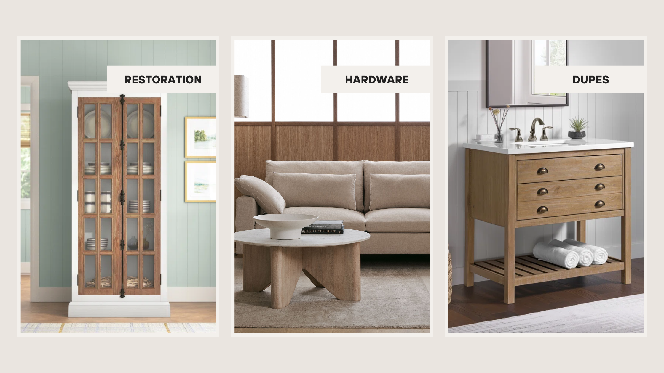 Restoration Hardware Furniture Dupes | Kendra Found It