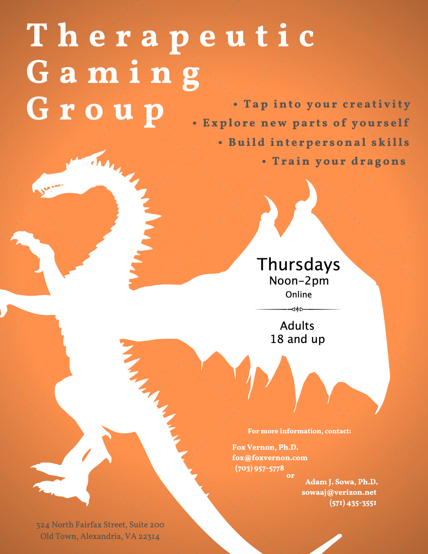 D&D Therapy Group — fox@foxvernon.com