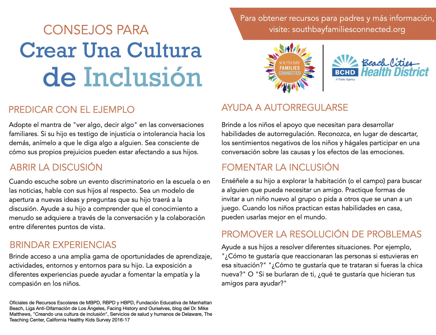 Building an Inclusive Community — Families Connected