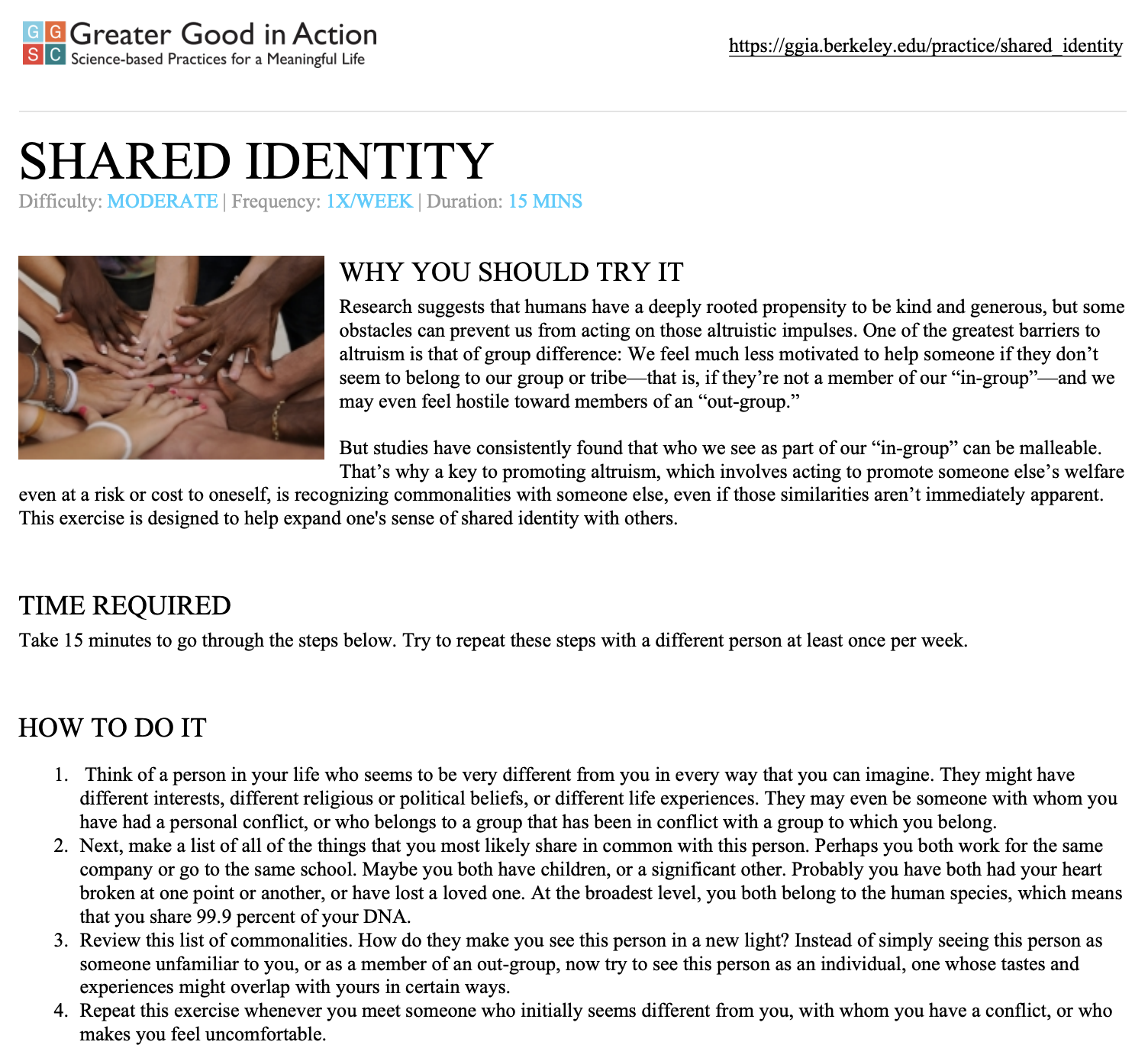 Building an Inclusive Community — Families Connected