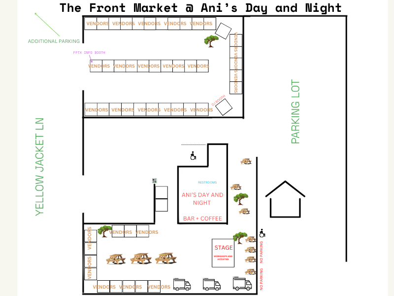 Map & Parking — The Front Market