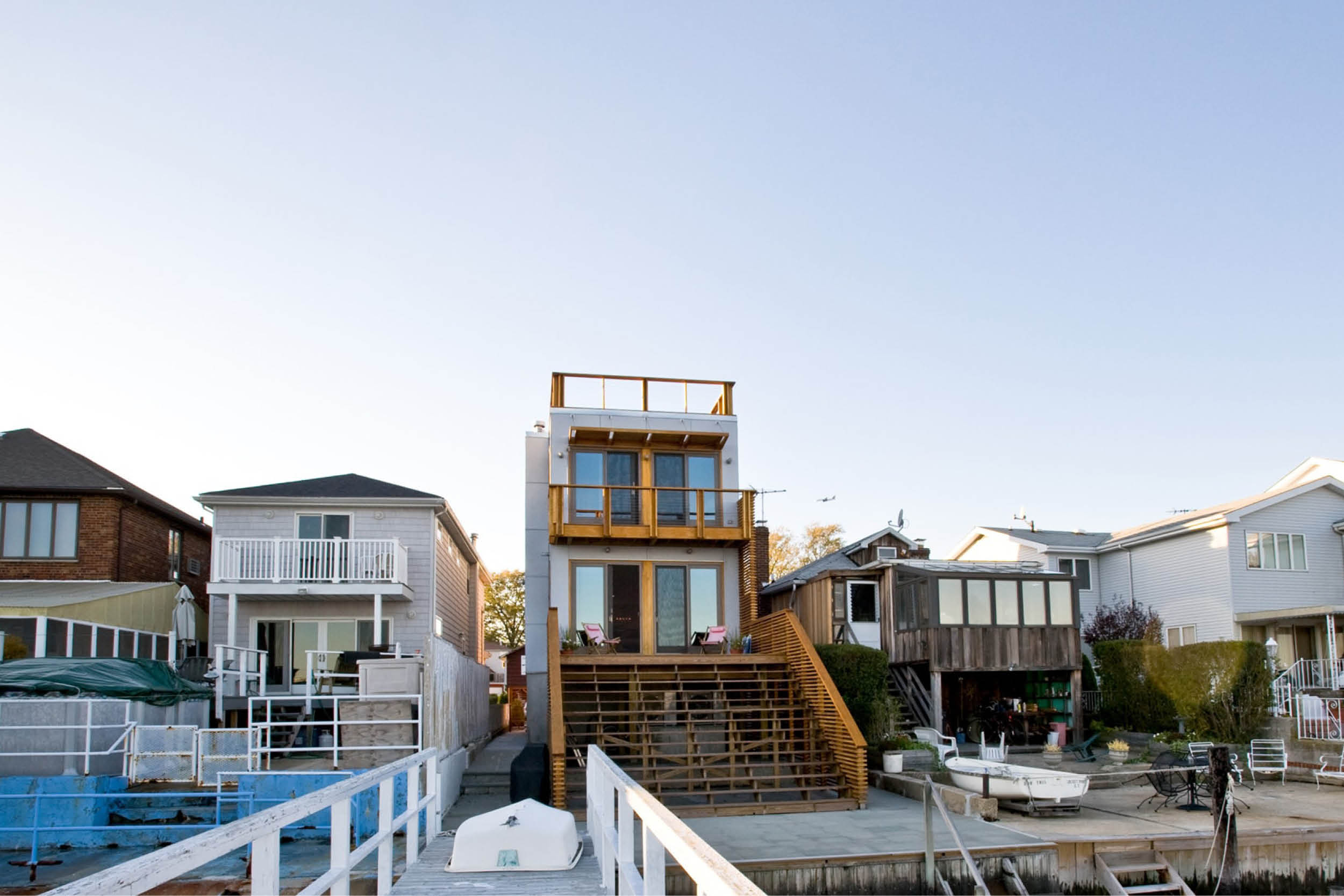 Modular Narrow Lot House Plans Resolution: 4 Architecture (RES4)