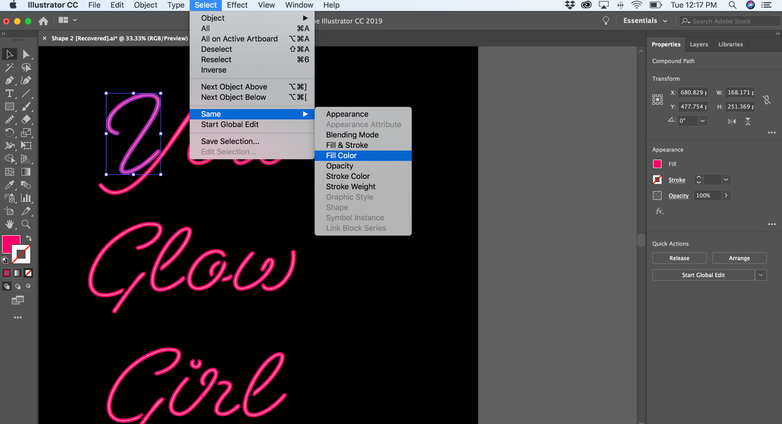 {Tutorial} You Glow Girl! How to turn your type into a neon sign using ...