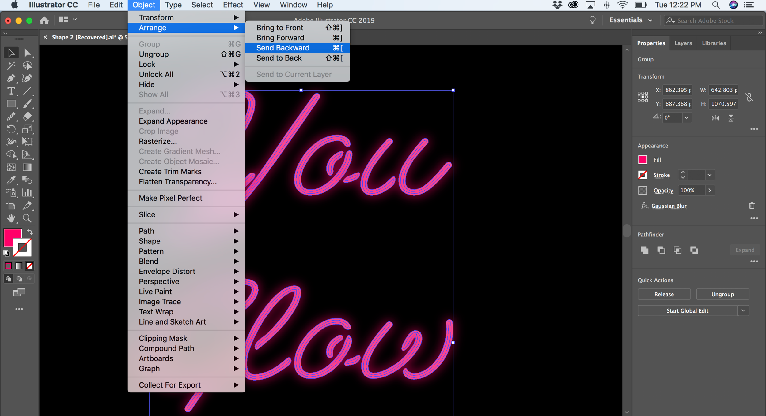 {Tutorial} You Glow Girl! How to turn your type into a neon sign using ...