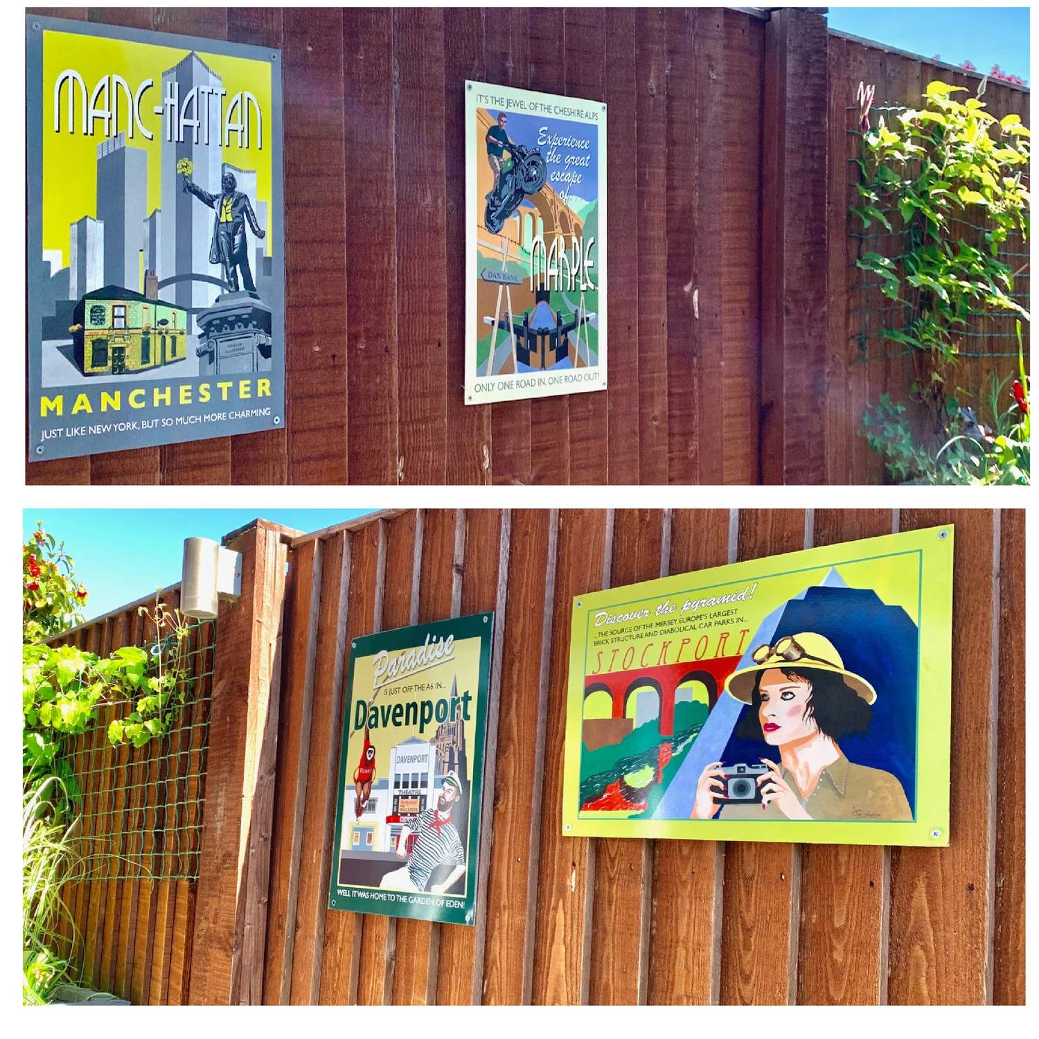 All-weather aluminium posters - for the garden, kitchen or bathroom ...