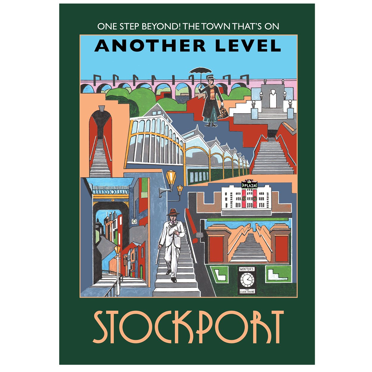 Modern retro northern poster art https://www.statementartworks.com ...