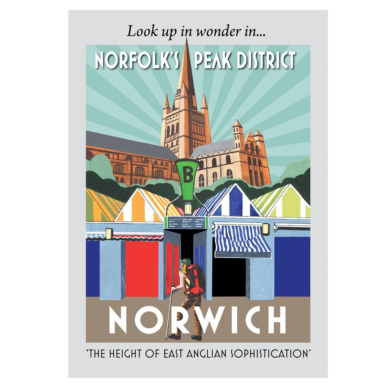 Modern retro northern poster art https://www.statementartworks.com ...