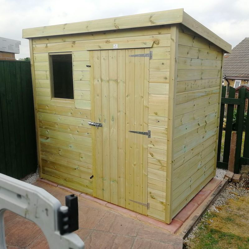Tanalised Budget Shed - 12mm Cladding — On The Fence York