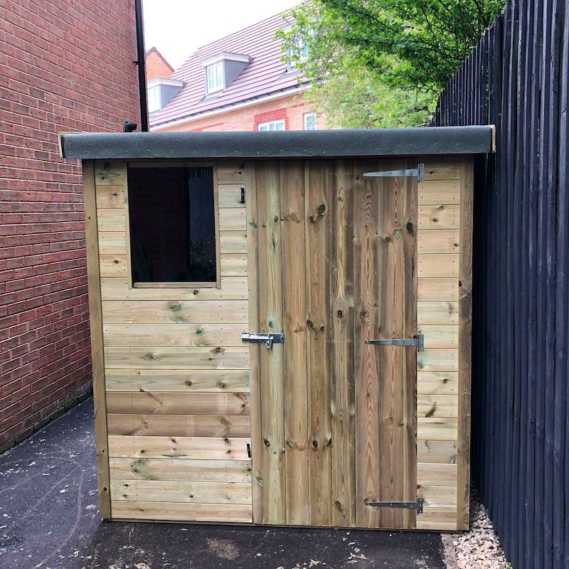 Tanalised Budget Shed - 12mm Cladding — On The Fence York
