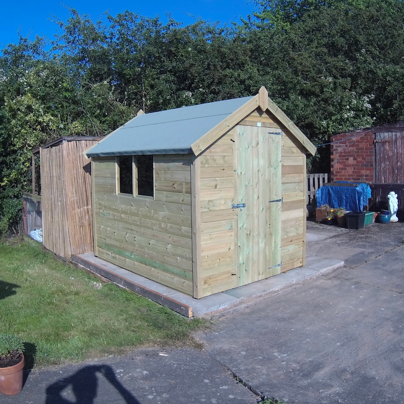 Tanalised Budget Shed - 12mm Cladding — On The Fence York