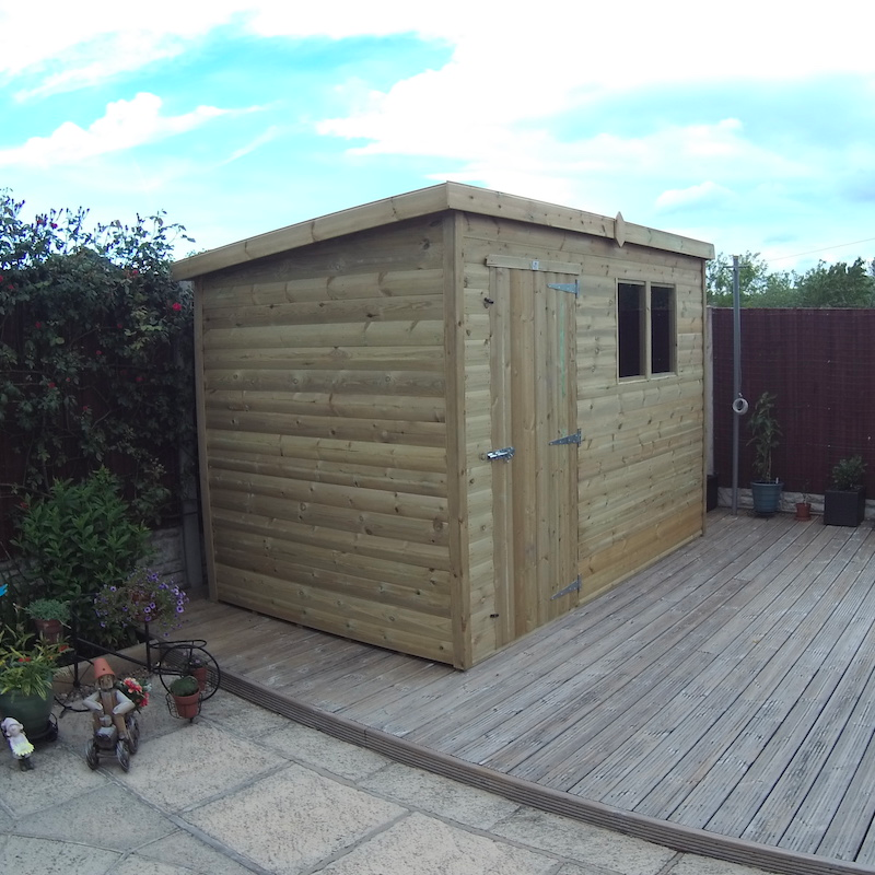 Tanalised Budget Shed - 16mm Cladding — On The Fence York