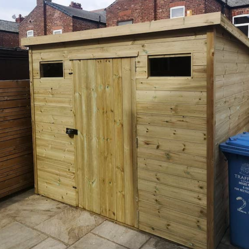 Security Shed 2 x 2 Framing — On The Fence York