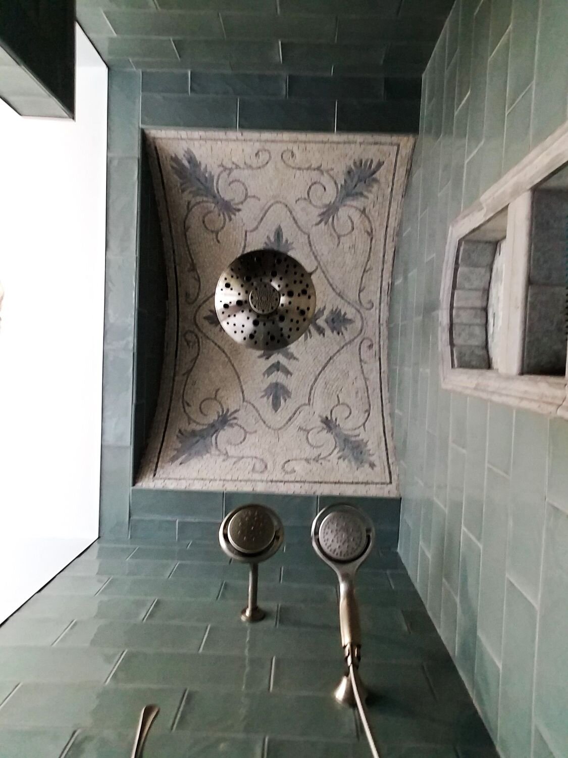 Custom Mosaic Shower — Ink Design Concepts LLC.