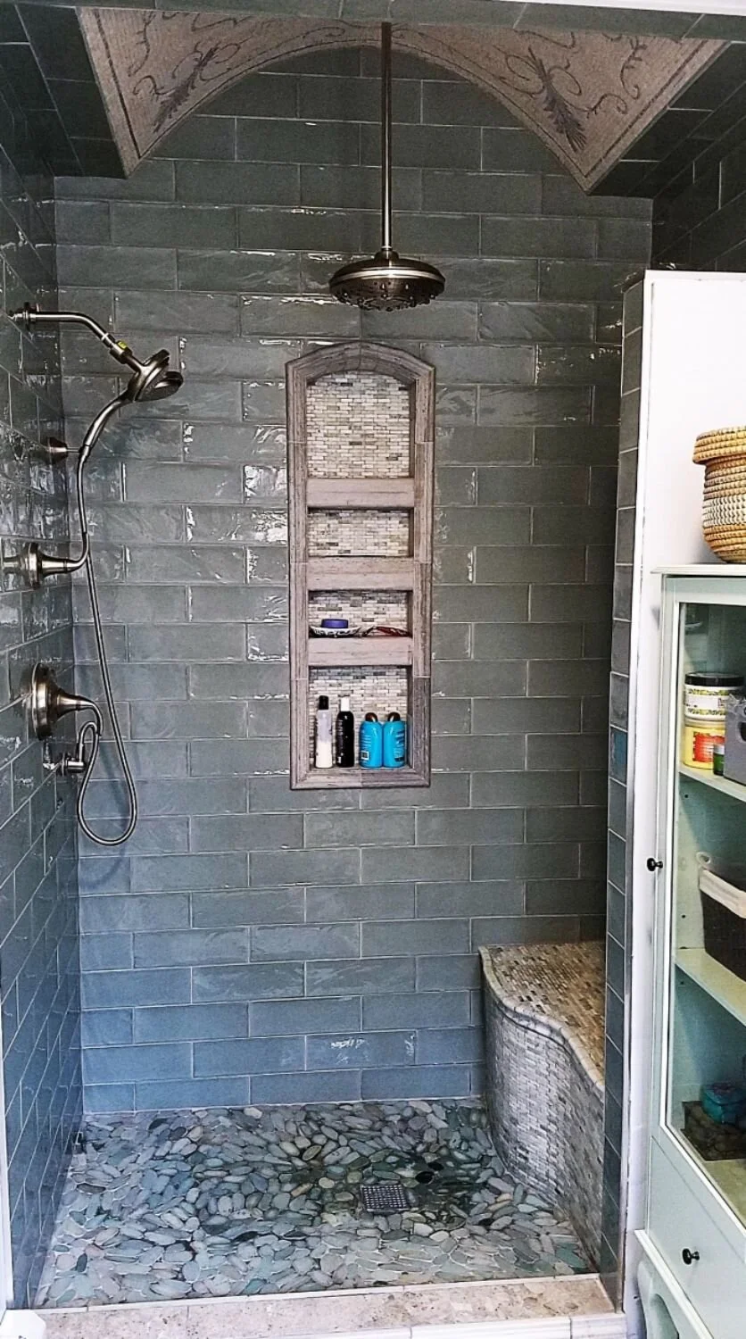Custom Mosaic Shower — Ink Design Concepts LLC.