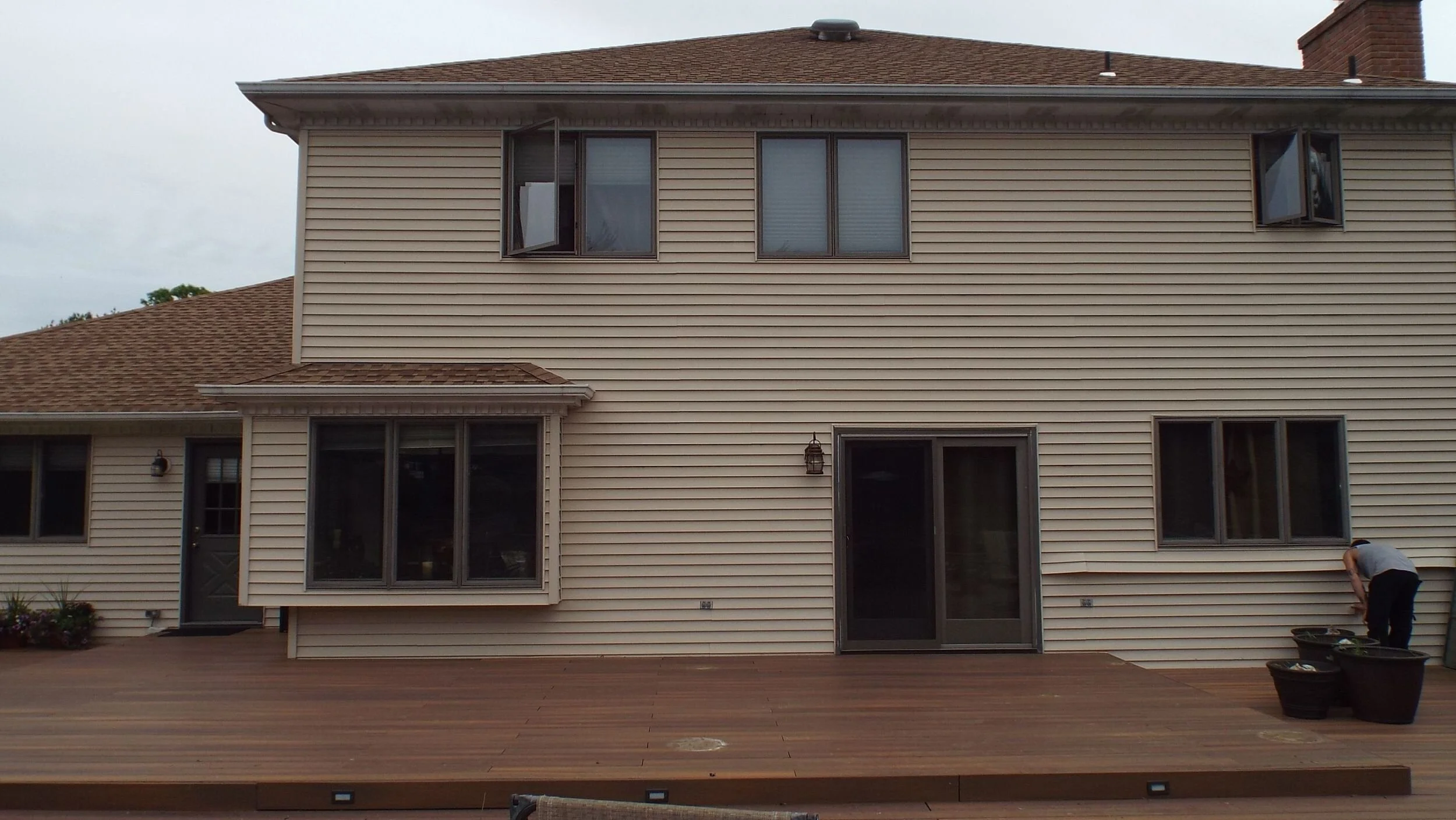 Custom Porch with Overhang — Ink Design Concepts LLC.