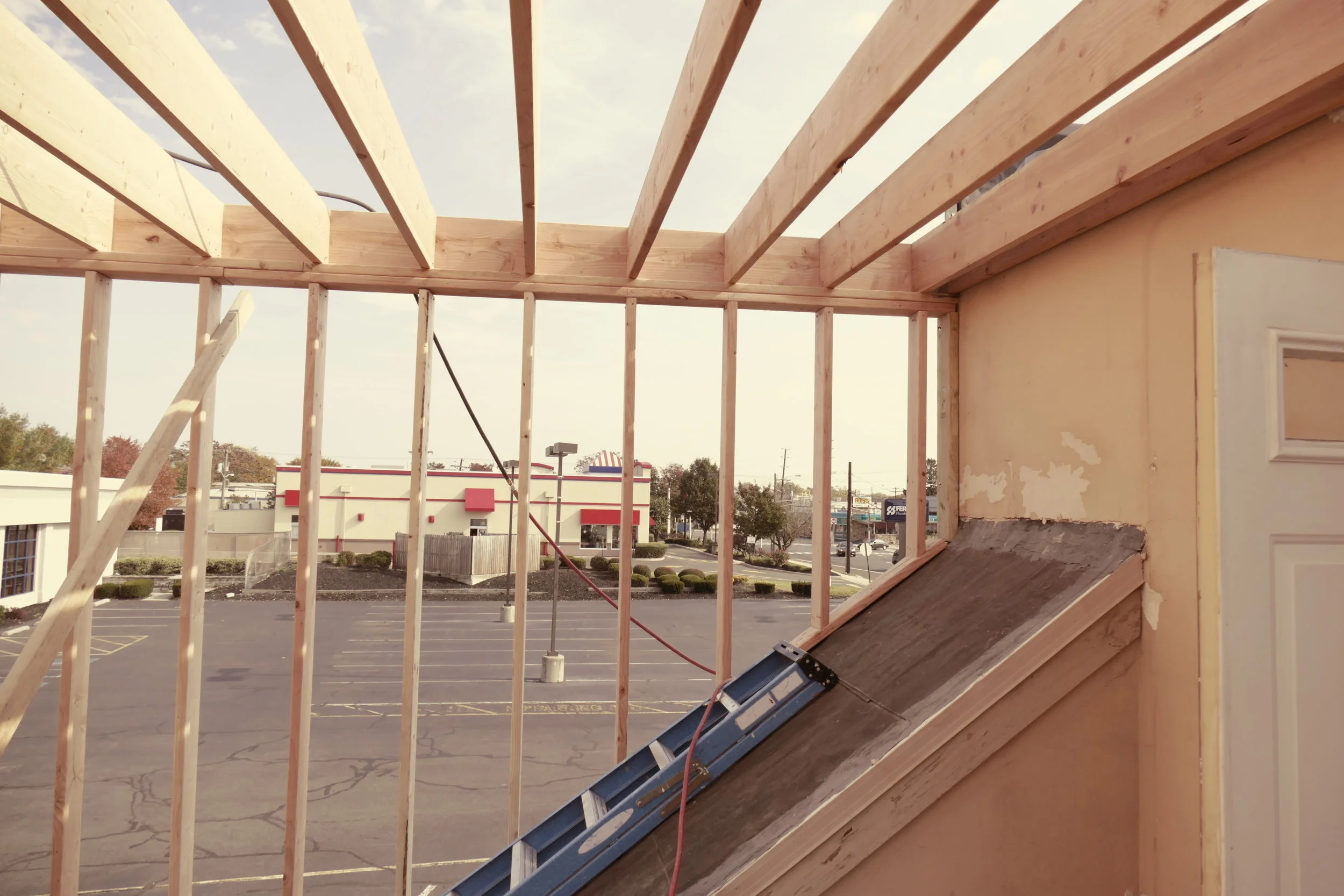New Construction - Framing - Two story addition - Vutt Optical — Ink ...