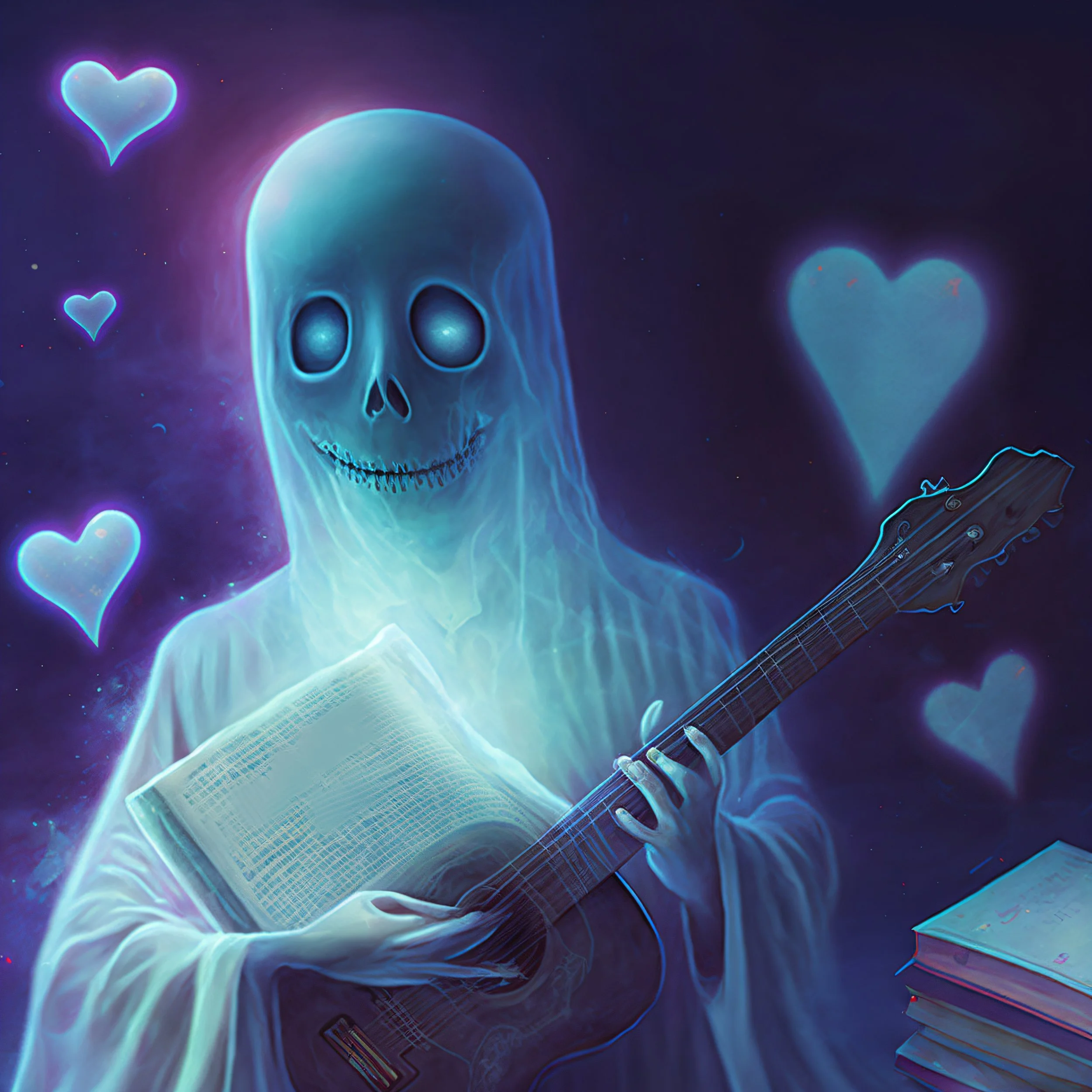 Ghost Town Album Art Skeleton