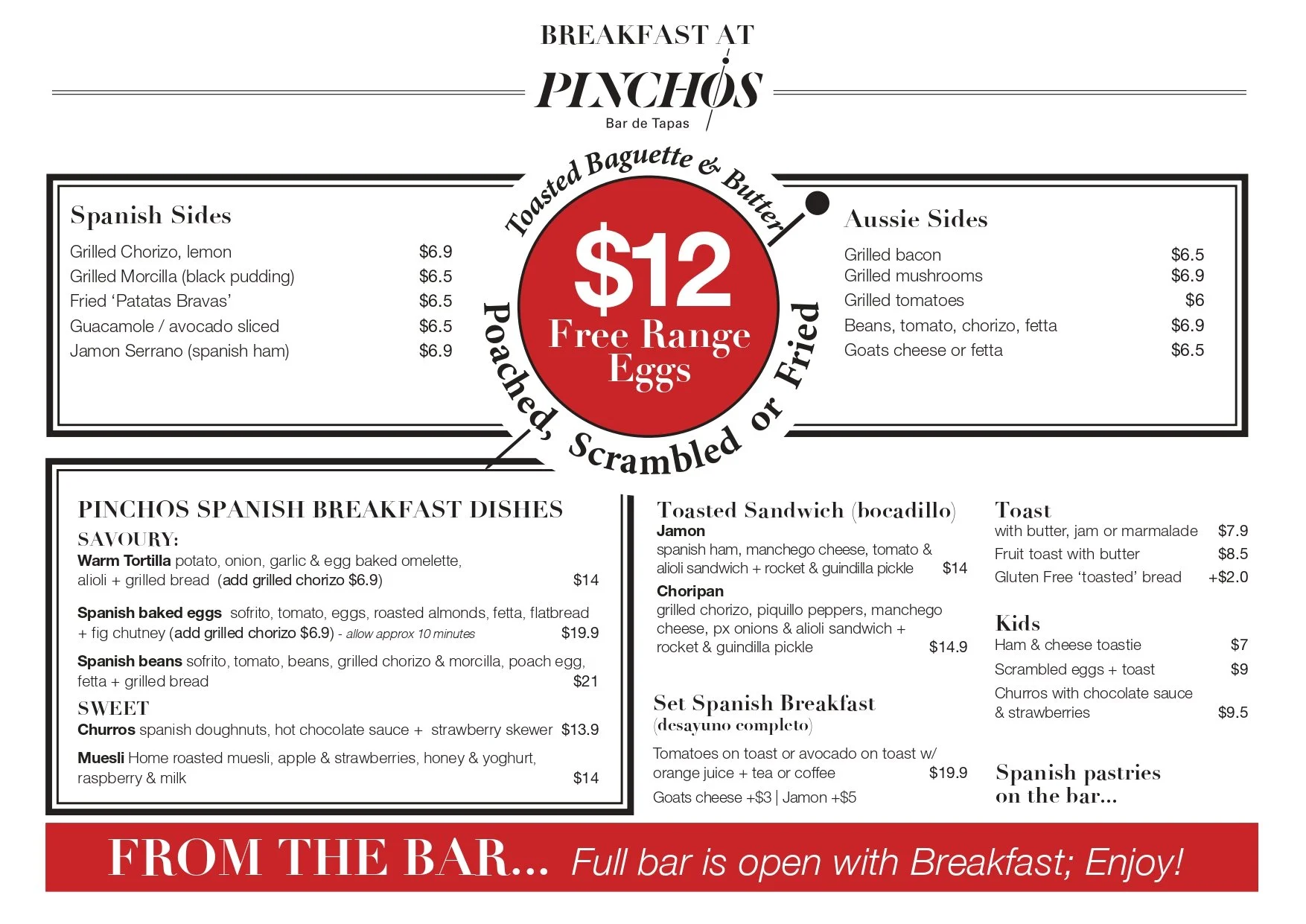 Our Menu — Spanish Tapas Restaurant Perth