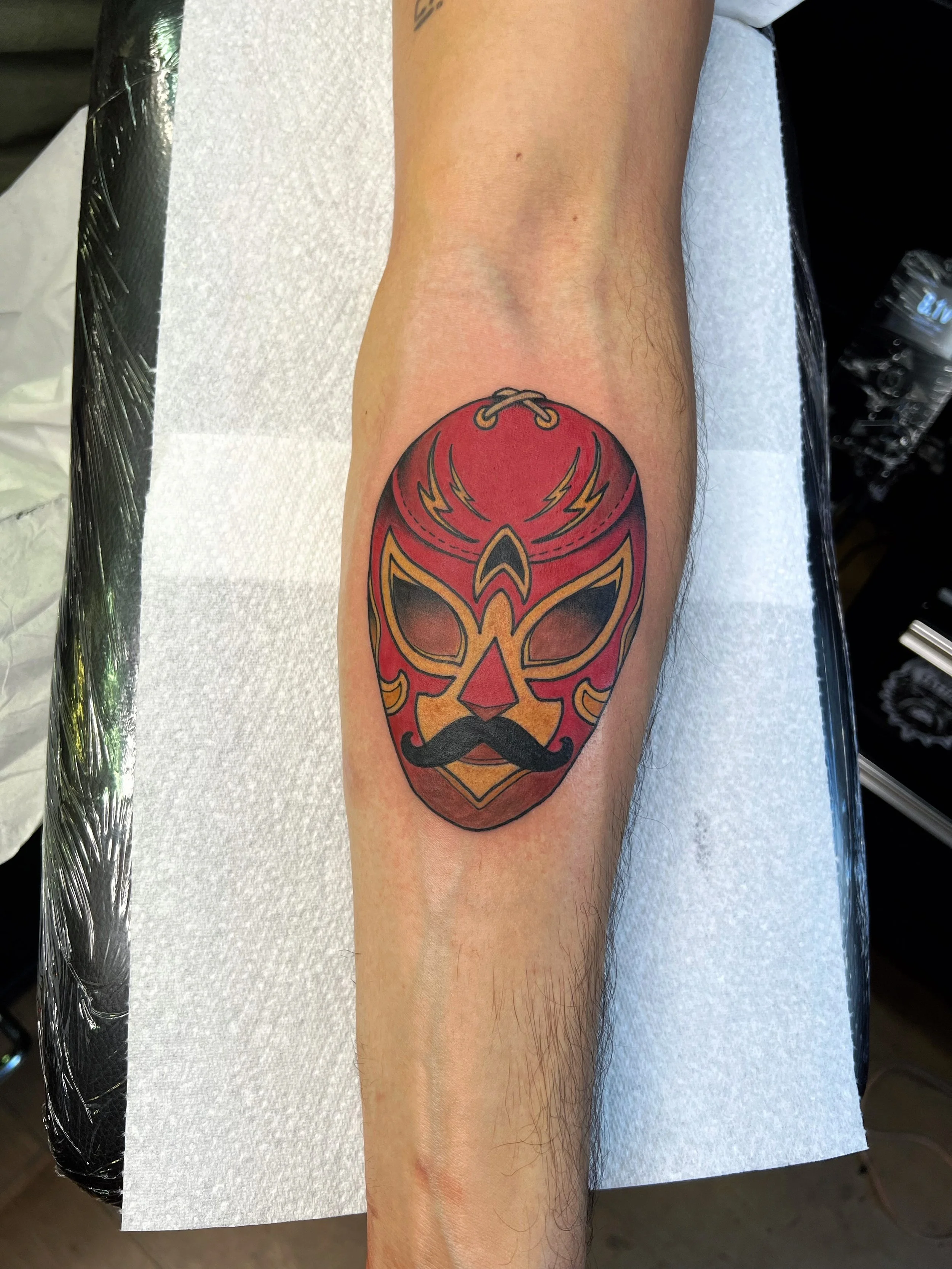 Luchador Mask Tattoo