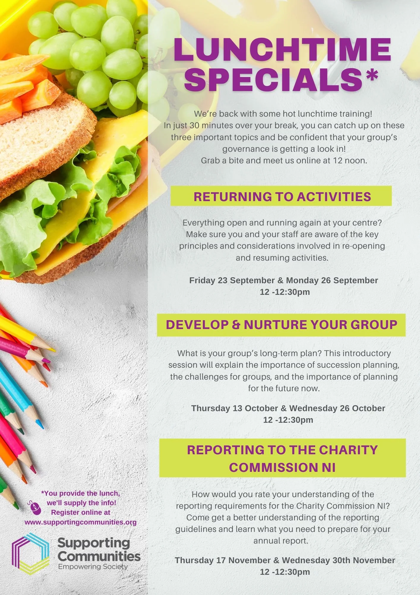 Lunchtime Specials Are Back! Book Your Good Governance Training Now ...
