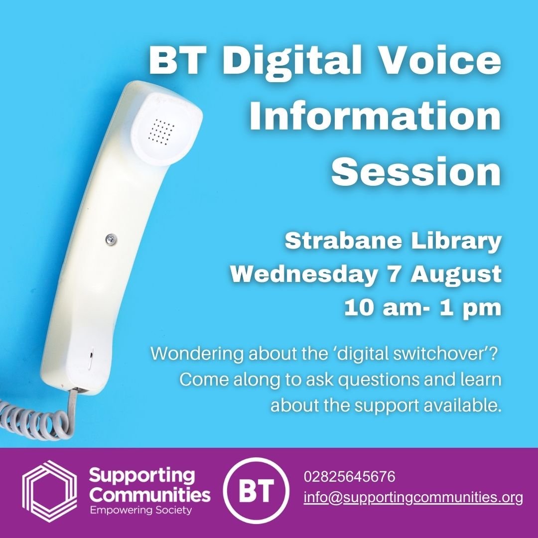 BT Digital Voice Information Session Strabane Library — Supporting ...