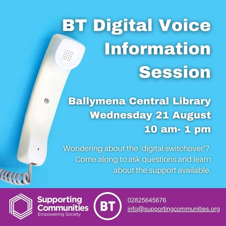 BT Digital Voice Information Session Ballymena Central Library ...