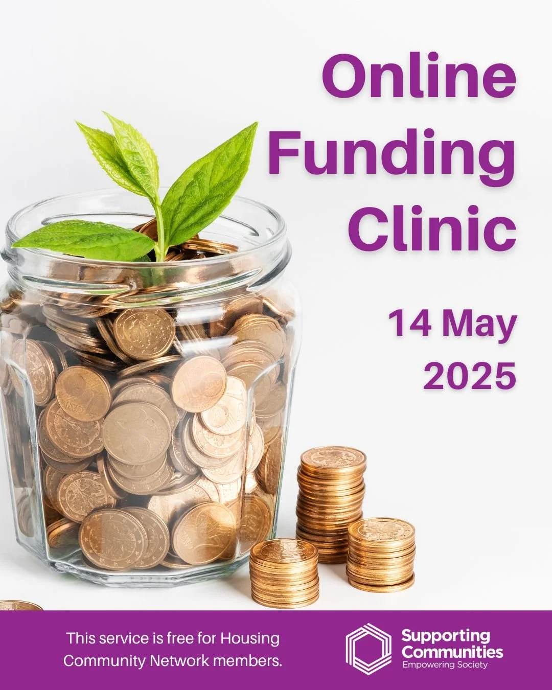 May Funding Clinic Sessions (Online) — Supporting Communities