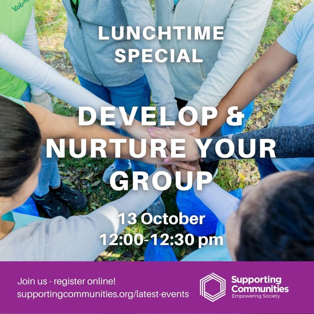 Develop and Nurture Your Community Group - Lunchtime Special Training ...