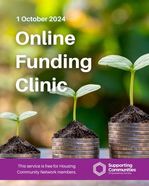 October Funding Clinic Sessions — Supporting Communities