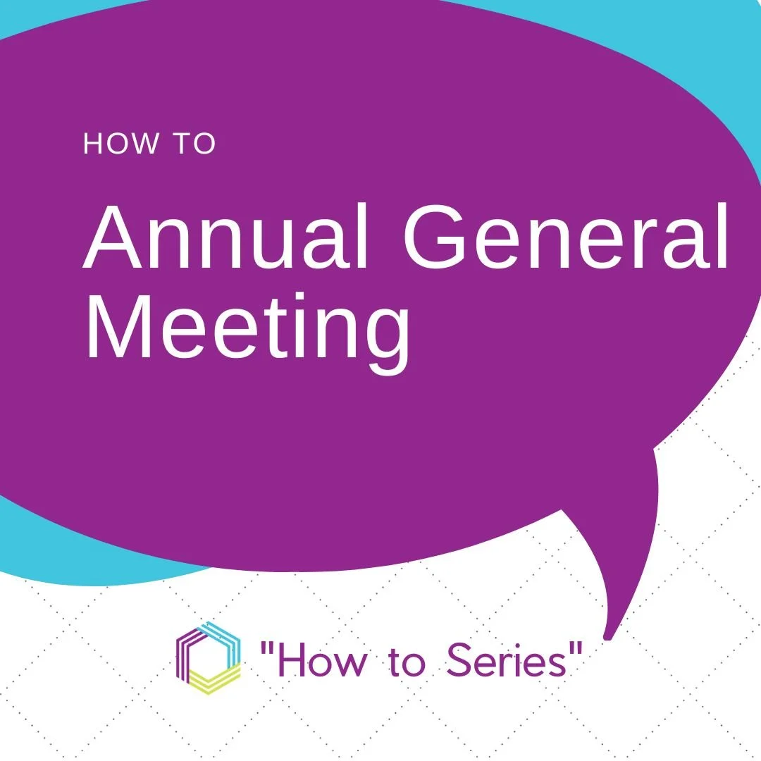 How to Hold an Annual General Meeting — Supporting Communities