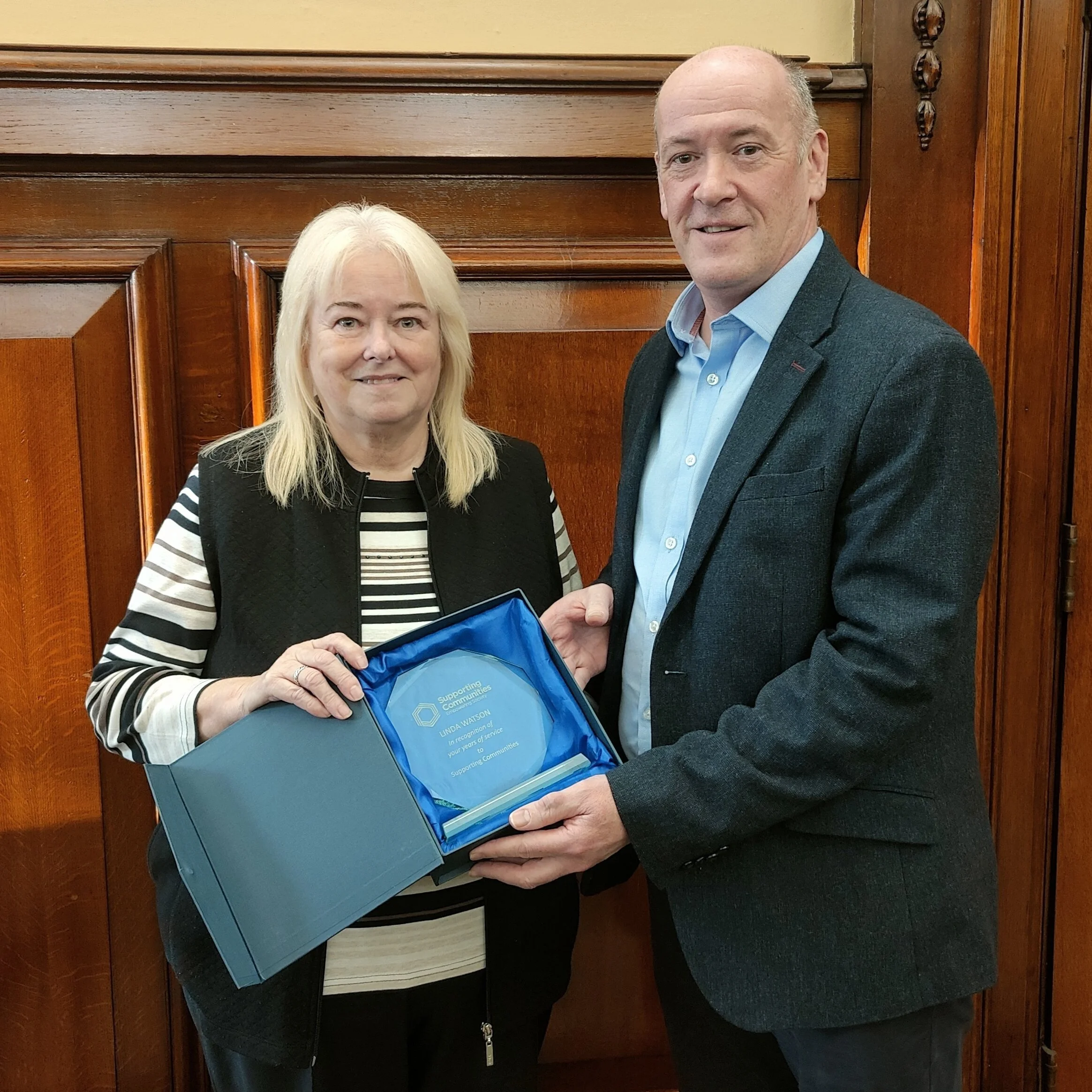 Changing of the Guard! Supporting Communities has a new Chair ...