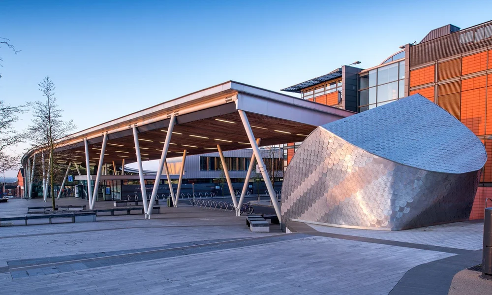 Architectural photography modern Stoke-on-Trent Bus Station