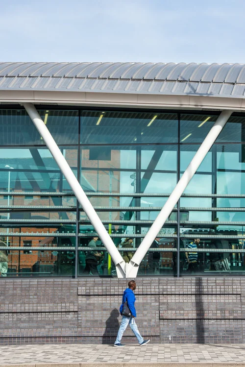 Architectural photography modern Stoke-on-Trent Bus Station