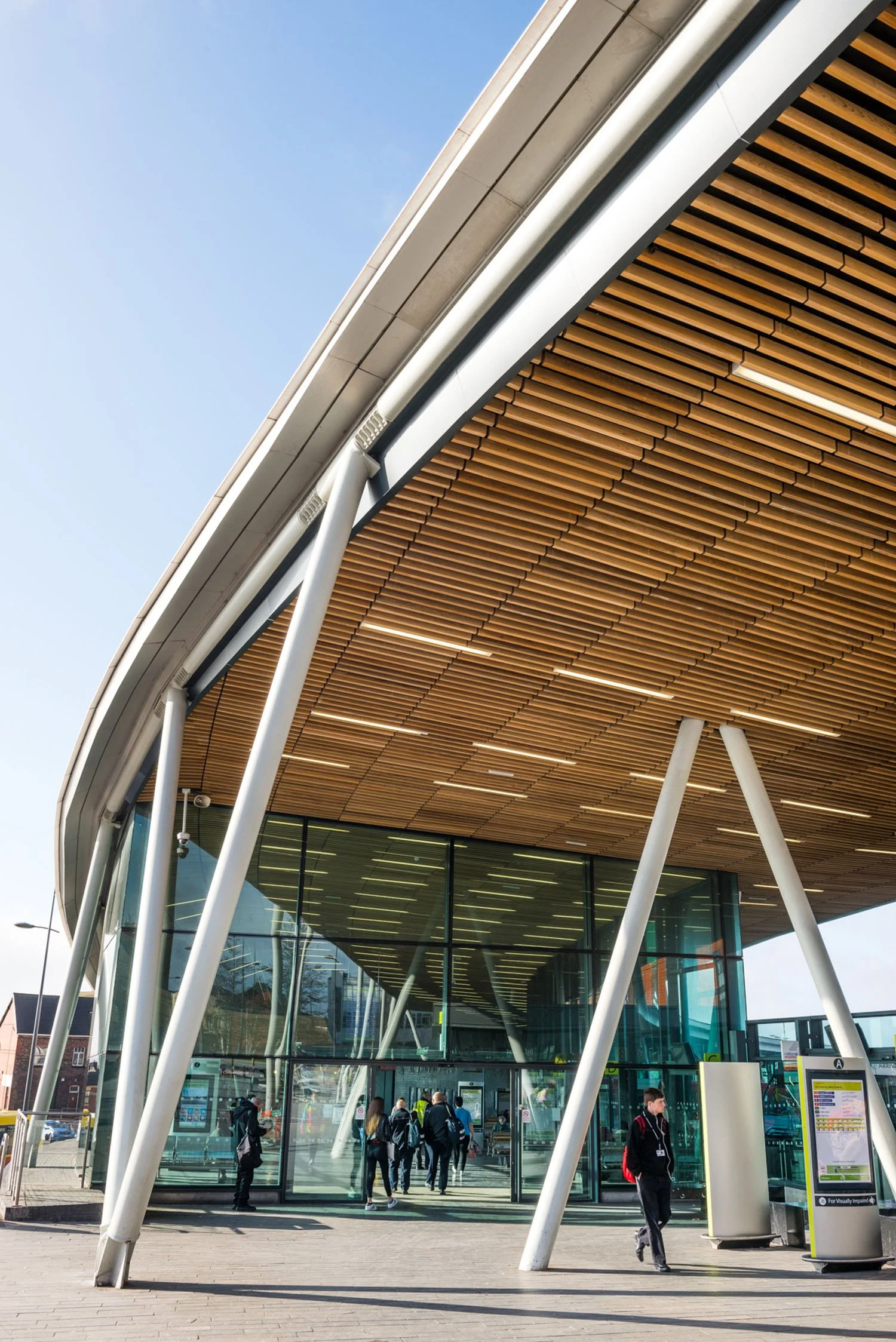 Architectural photography modern Stoke-on-Trent Bus Station